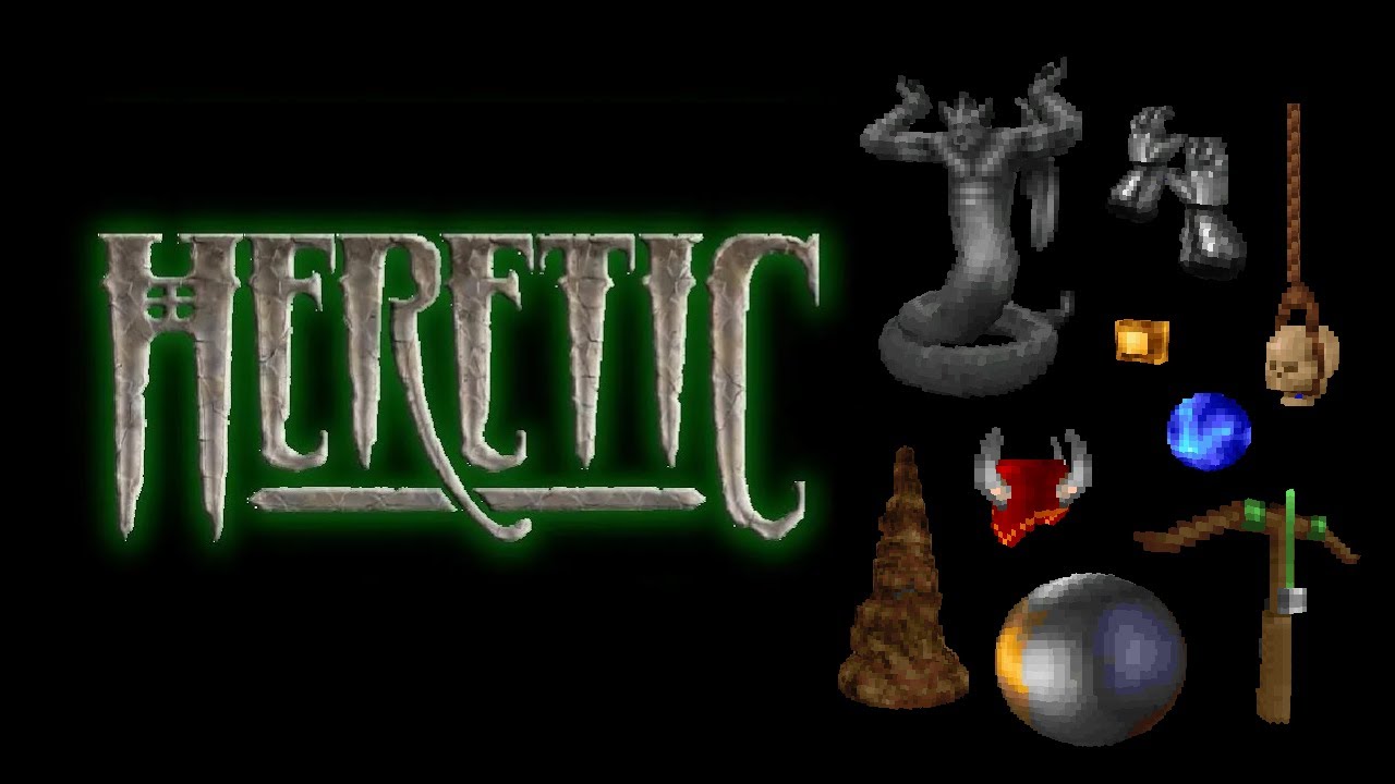 Voxel Heretic - Items, Weapons and Props - YouTube