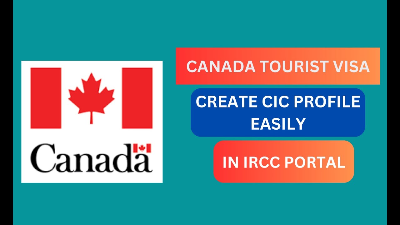 create cic profile in ircc portal for canada visit visa - YouTube
