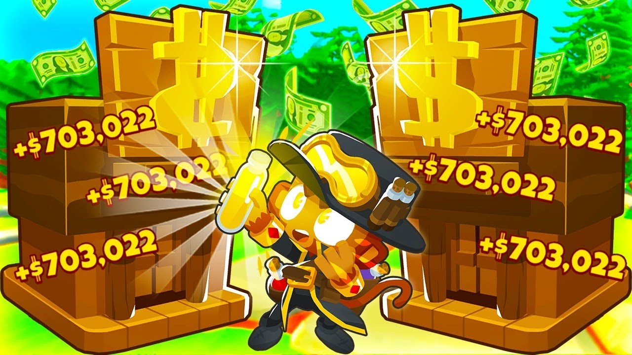 Bloons but it's only money making towers (BTD 6) - YouTube