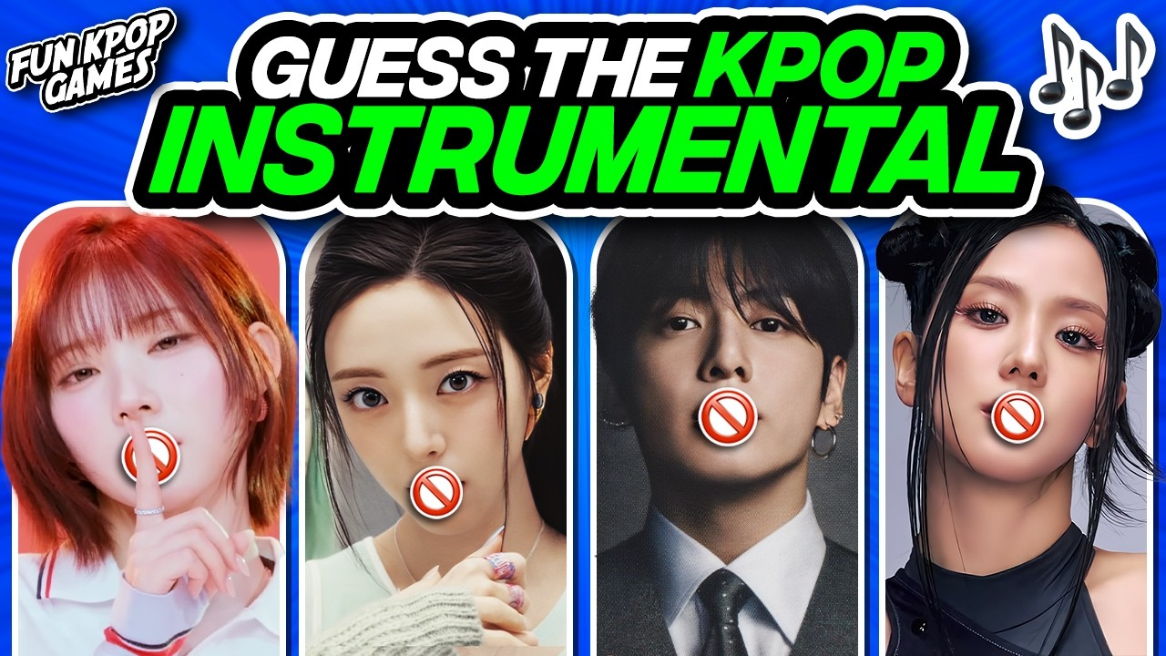 ⭐️ GUESS THE KPOP SONG BY THE INSTRUMENTAL | KPOP QUIZ - FUN KPOP GAMES ...