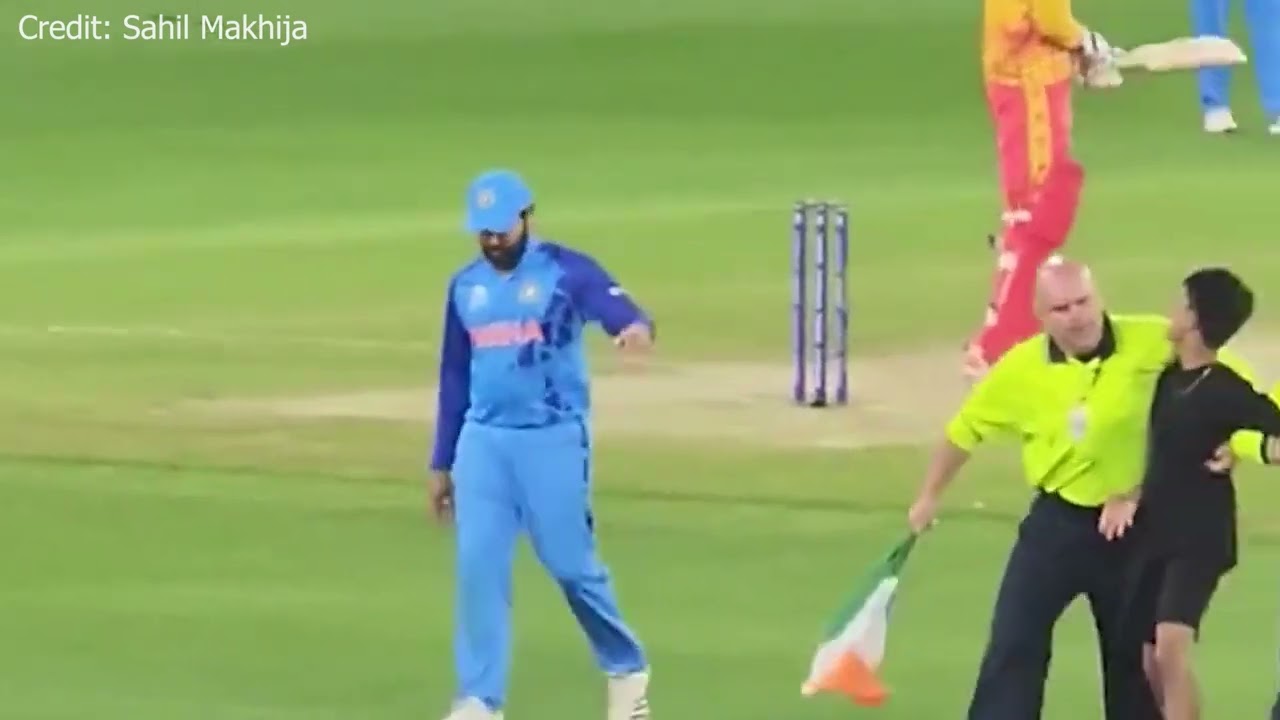 🔴Live Match- 13years Old Boy jumping in the Live Cricket March only for ...