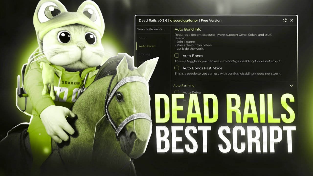 Best Dead Rails Script Gui 👑 No Key Auto Win Autofarm Xeno Mobile Support Pastebin