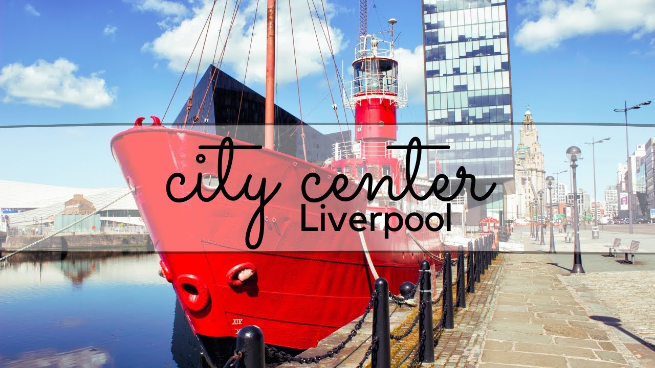City Center Liverpool Walk With Us Virtual Tour |LIVERPOOL| Sunny Day ...