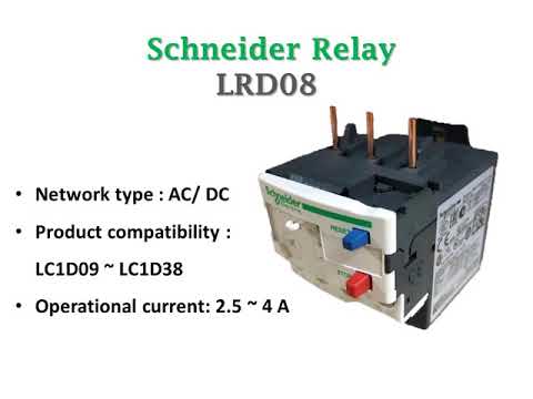 100% original made in thailand LRD08 2.5 ~ 4 A Schneider TeSys thermal ...