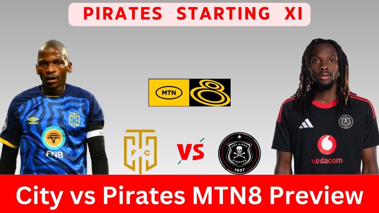 MTN8 PREVIEW | Cape Town City vs Orlando Pirates - YouTube