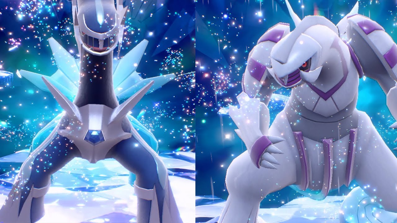 Pokemon Scarlet & Violet - Dialga & Palkia Tera Raid Events - YouTube