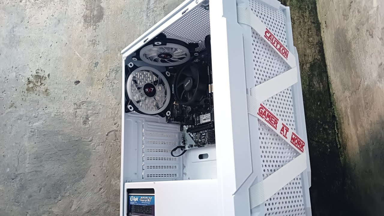 VIDEO TIMELAPSE PROSES RAKIT PC 4 JUTAAN RYZEN 5 4600G RAM 8GB CASING ...
