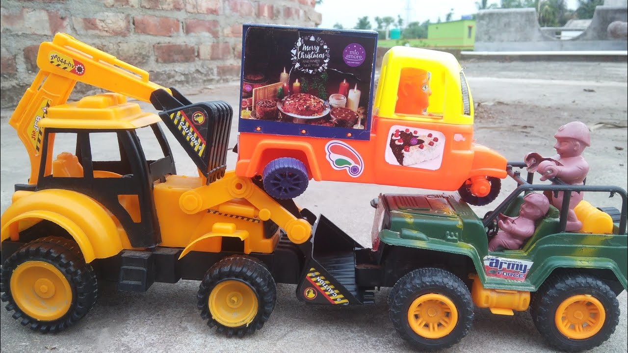 JCB car parking toys car JCB construction car kids vehicle car driving ...