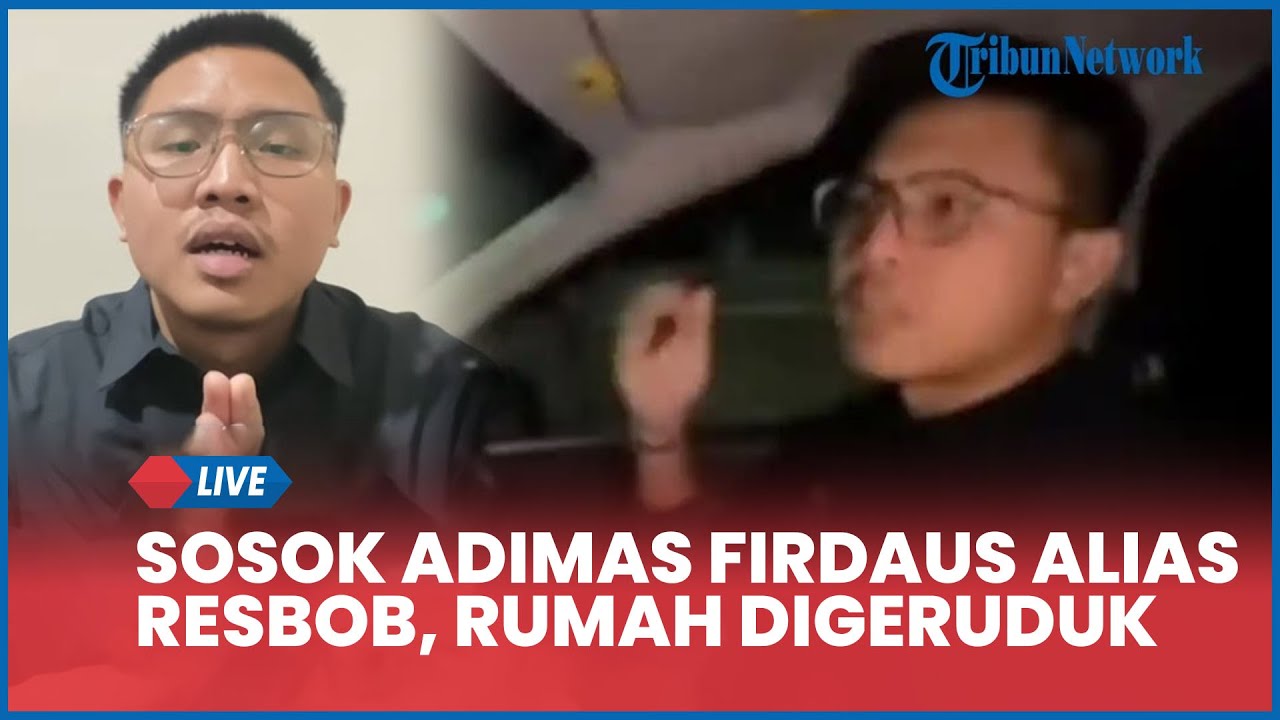 Sosok Adimas Firdaus alias Resbob, Rumah Digeruduk Massa karena Hina ...