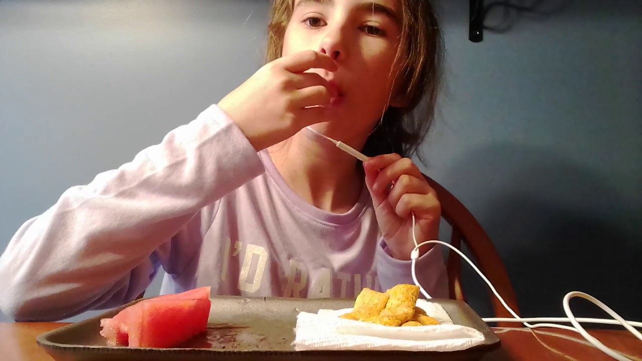 Breakfast ASMR with WATERMELONS and KRAVES CEREAL - YouTube