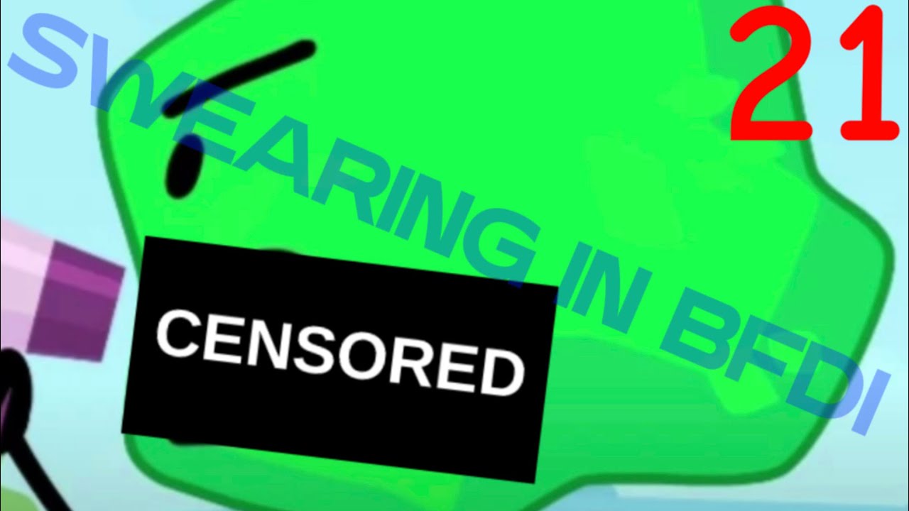 BFDI REVIEWS 21: Swearing In BFDI - YouTube