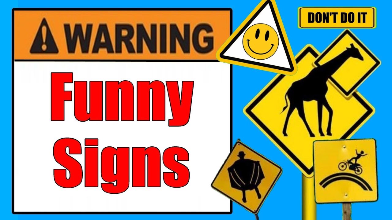 Funny Signs Posters And Billboards That Will Make You Smile - YouTube