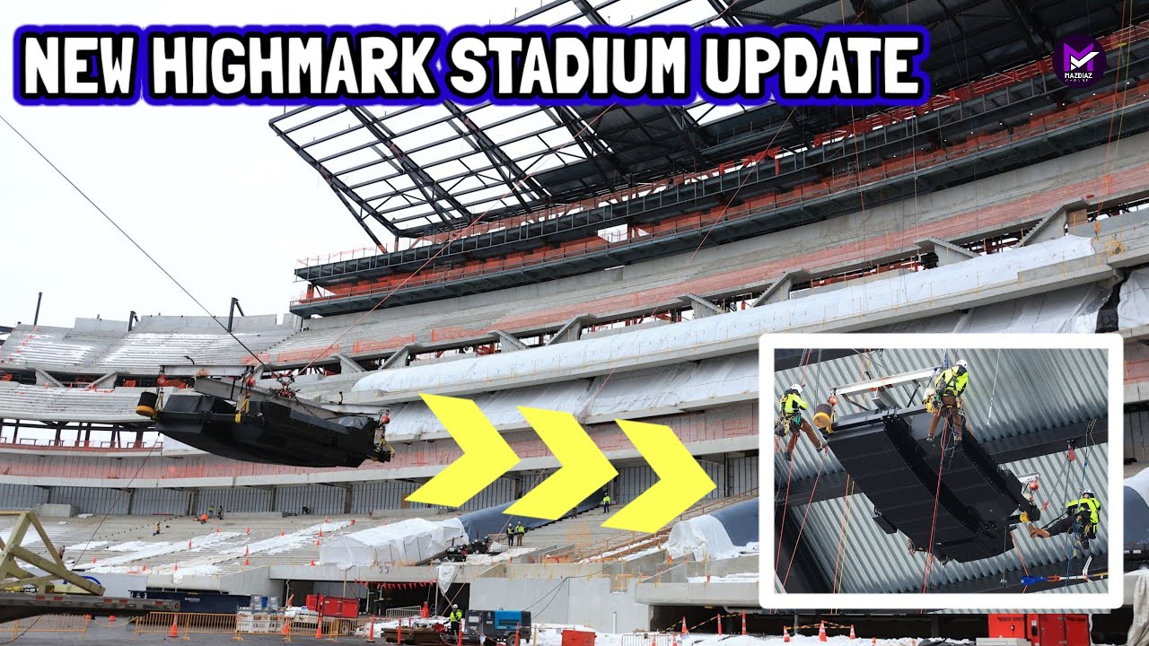 WOW AMAZING! New Highmark Stadium Construction Update! Huge Speaker ...