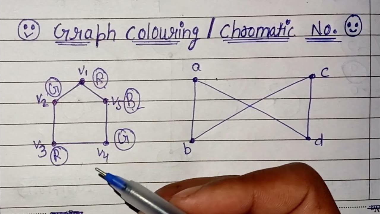 Graph colouring | Chromatic number | Colouring of a graph | chromatic ...