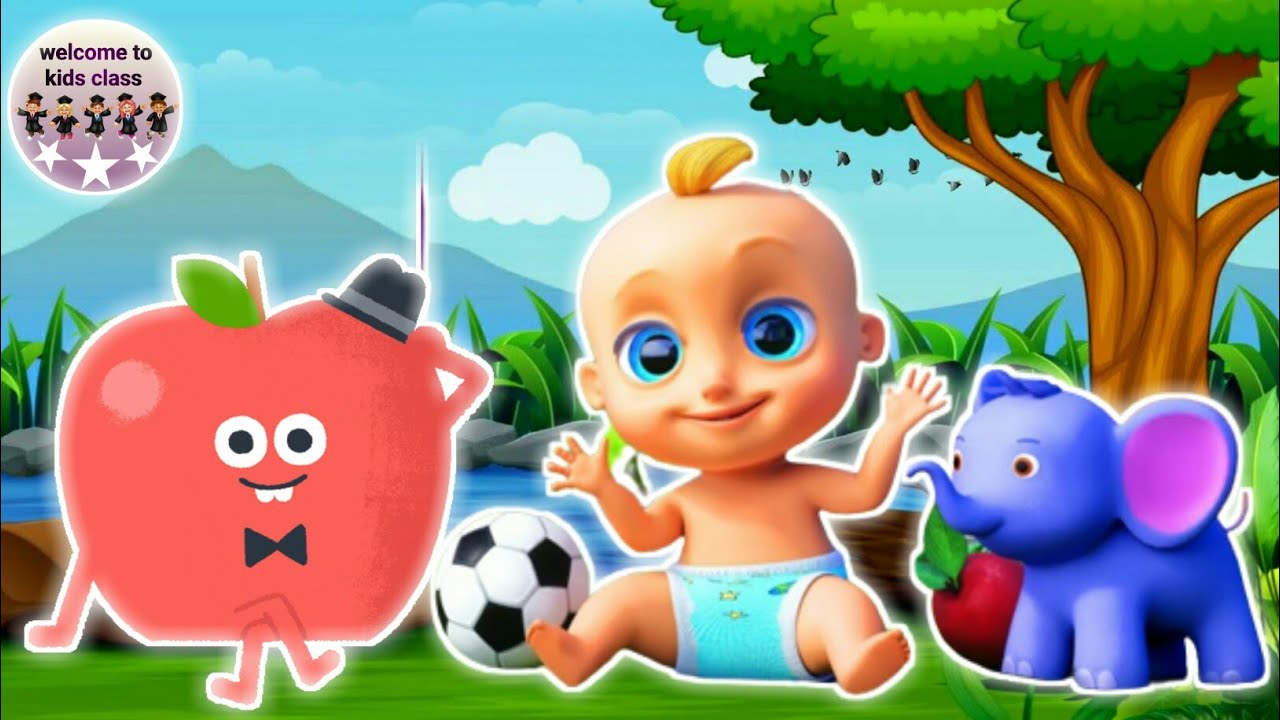 3D English Nursery Rhymes for Kids | abc song for kids | nursery rhymes ...