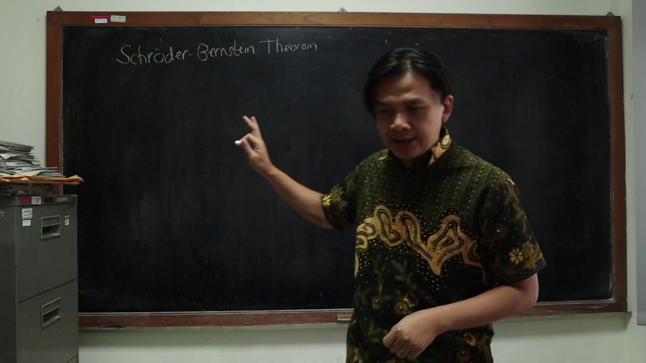 Proof of Schroder-Bernstein Theorem - YouTube