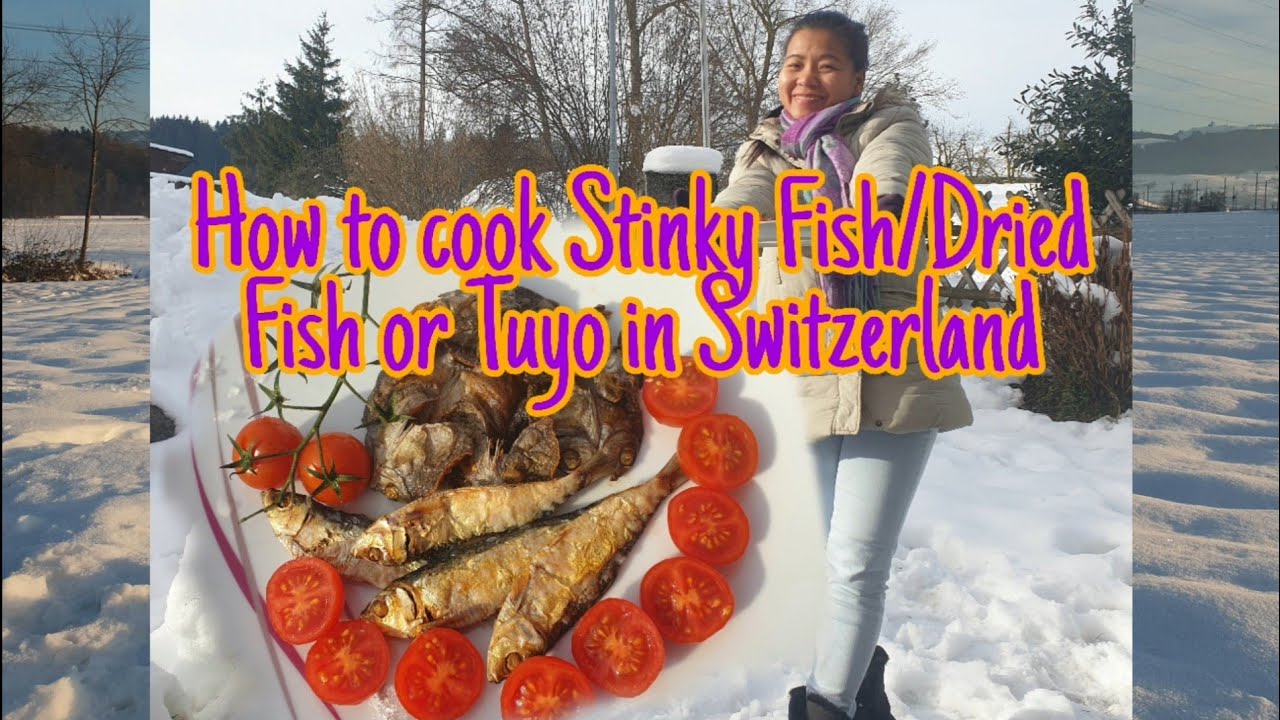 How to cook Stinky Fish/Dried Fish or Tuyo in Switzerland. - YouTube