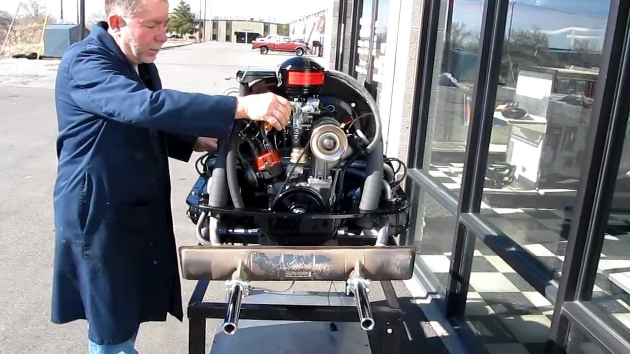 Volkswagen 40 hp engine 1.7 - YouTube