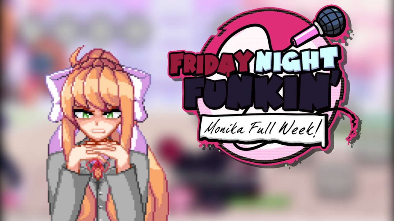 Friday Night Funkin' Mod Vs Monika But she get Corruption Port On ...