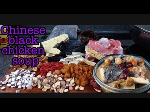 soup black chicken |soup Chinese style|ibu menyusui