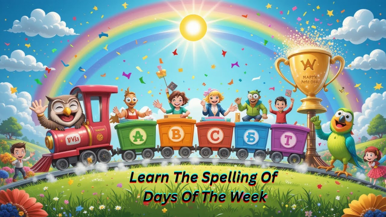 Learn The Spelling Of Days Of The Week@Funtime4545-t8k - YouTube