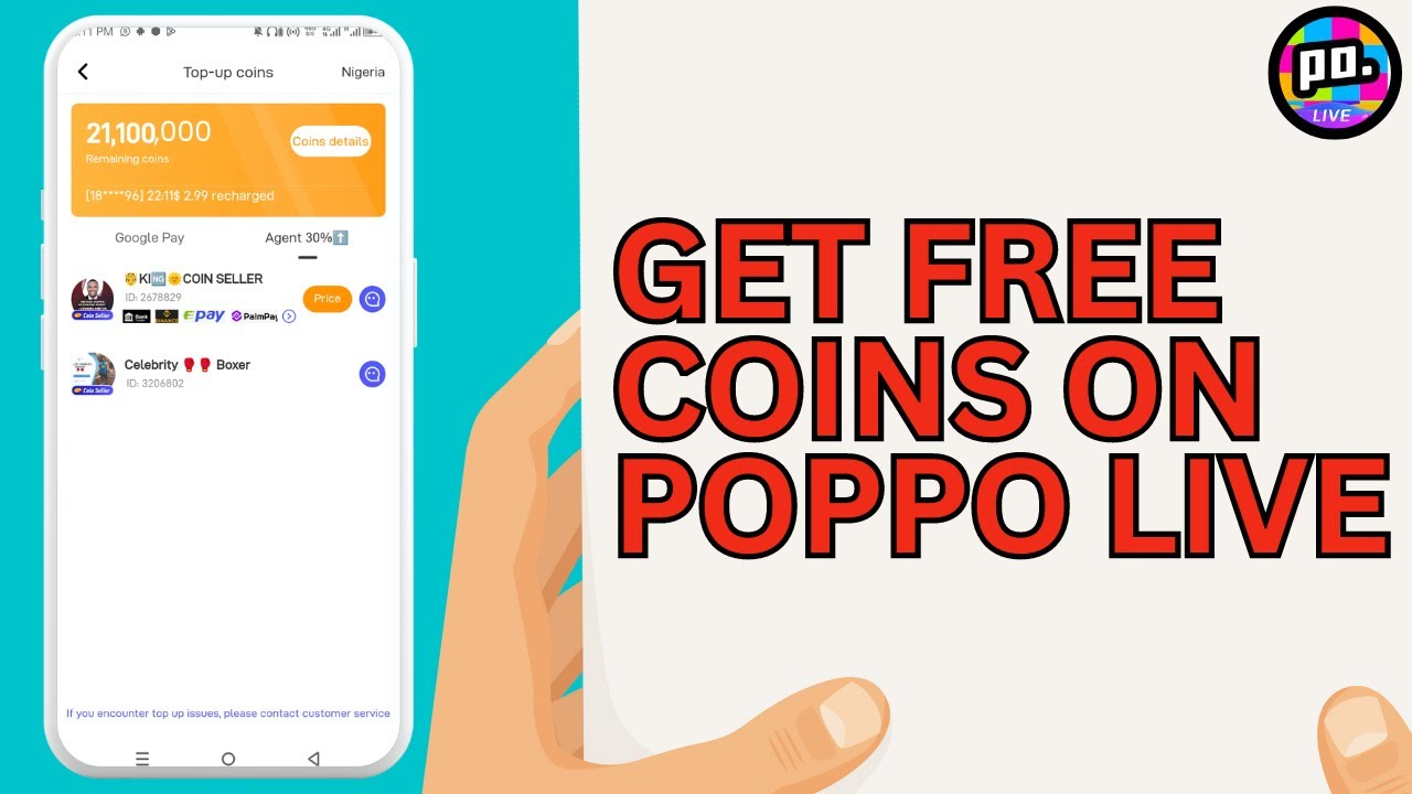8 Ways To Get Unlimited FREE COINS On Poppo Live - YouTube