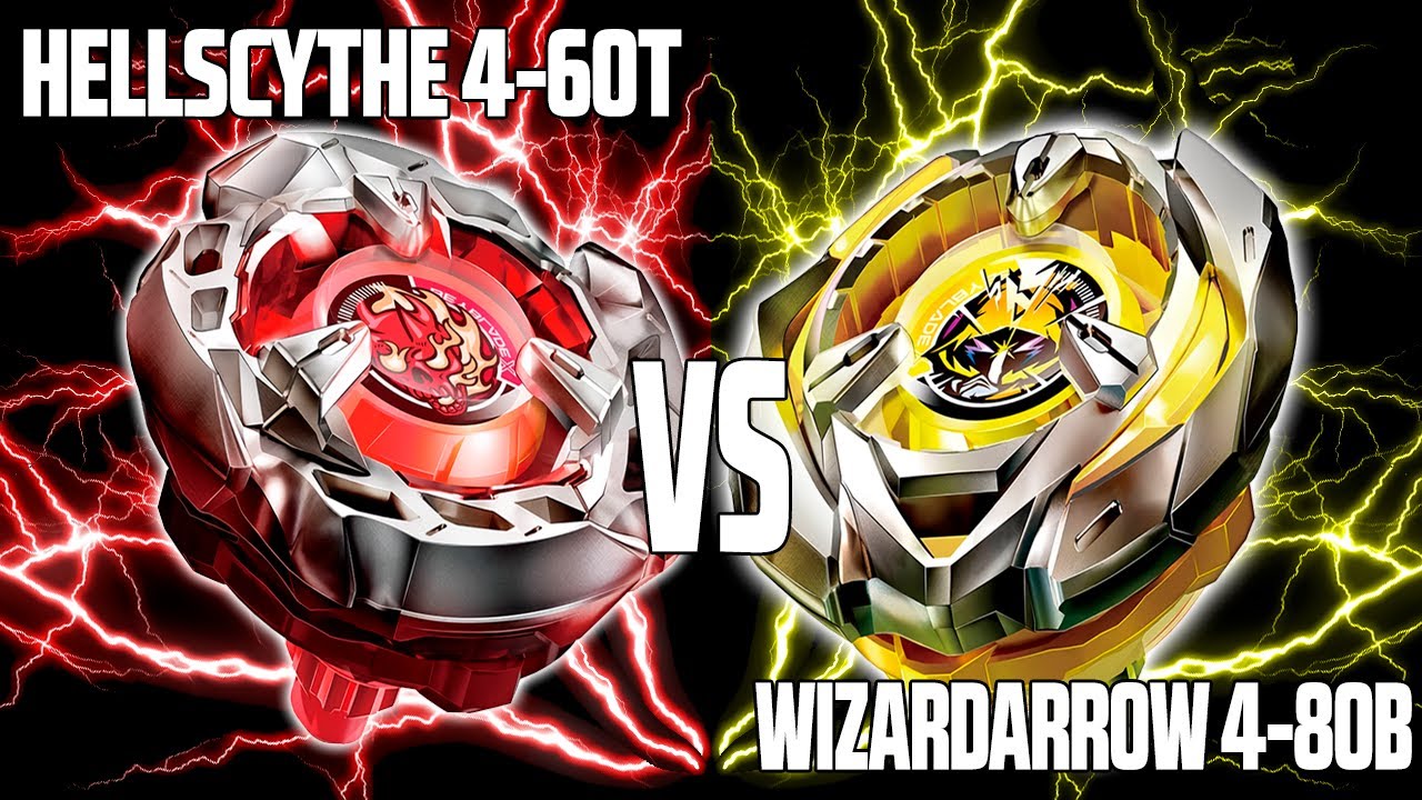 HELLSCYTHE 4-60T VS WIZARDARROW 4-80B | Beyblade X NARRADO - YouTube
