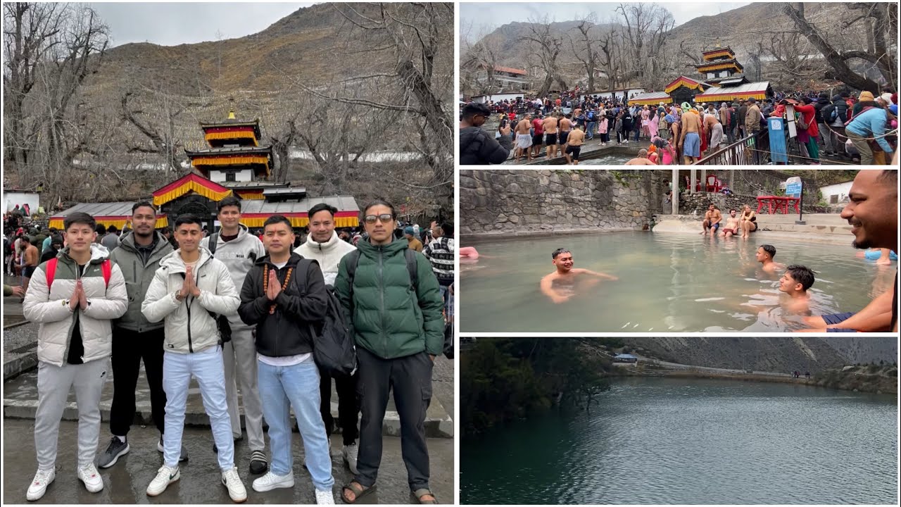 Muktinath darsan 🙏naya barsa ko suruwat khatra vayo 😊hot water spring ...