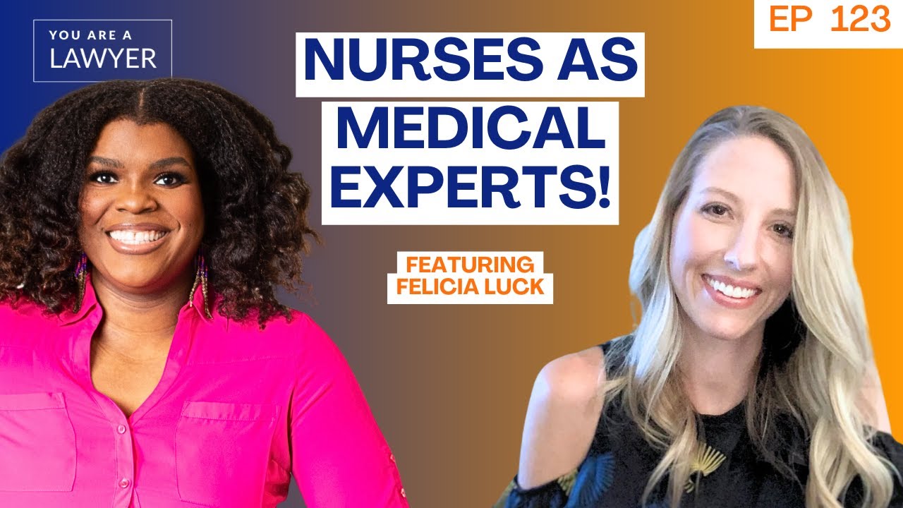 Nurses & lawyers have THIS in common | You Are A Lawyer Podcast - YouTube