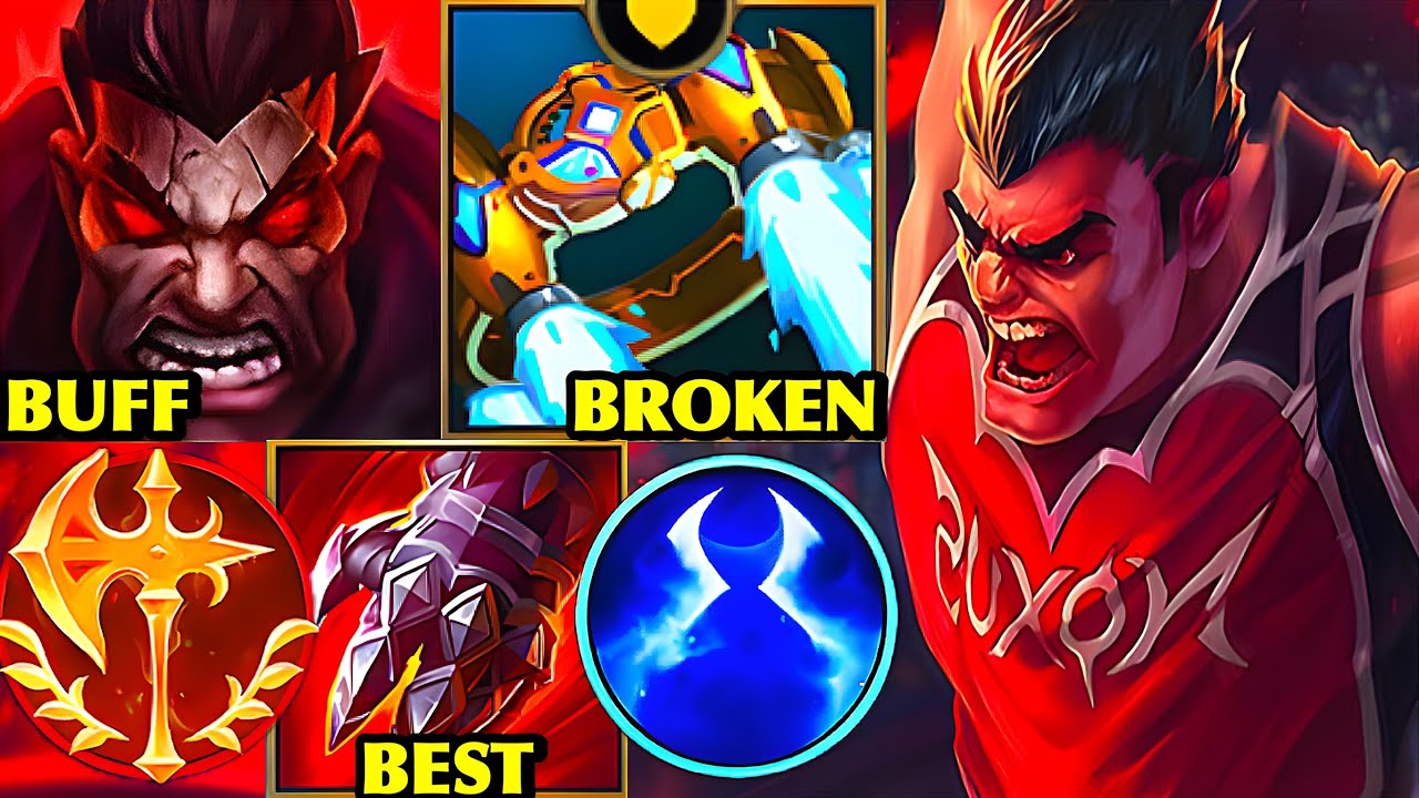 Wild Rift China Darius Top – BROKEN BUFF!? 23KILL Protobelt BEST DARIUS ...