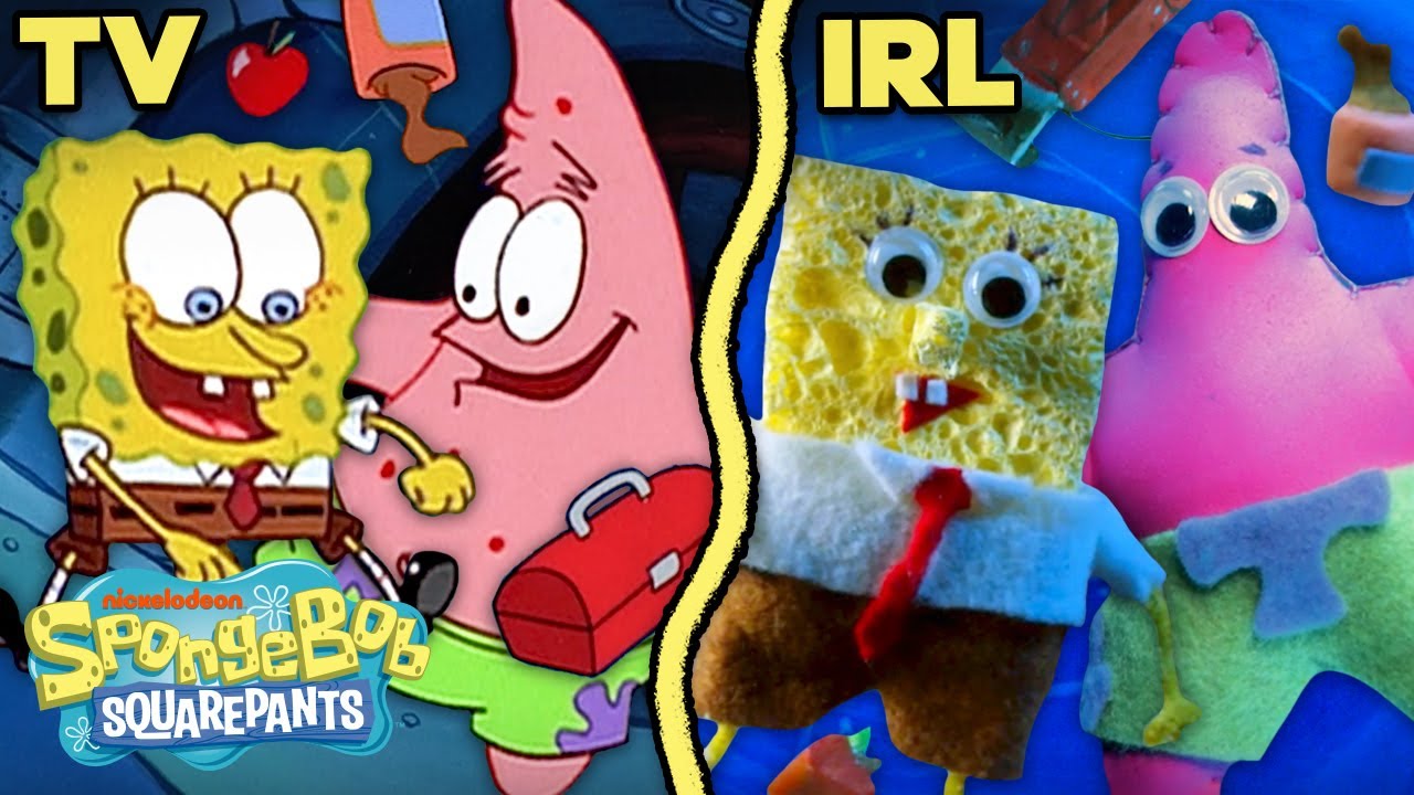 Spongebob And Patrick Go To Space Irl 🚀 Spongebob Irl Youtube