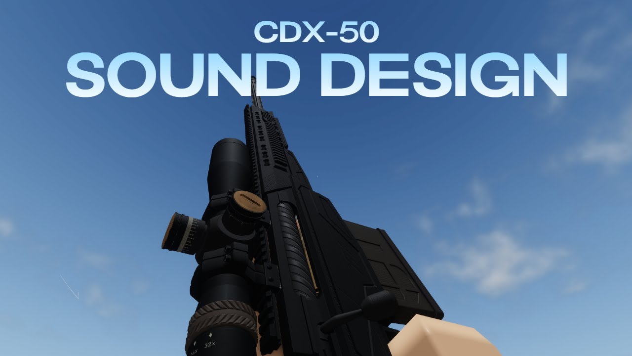 CDX-50 Sound Design | Roblox Studio - YouTube