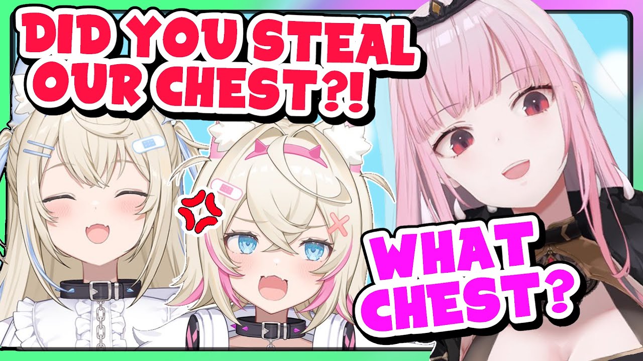 Mococo tries to get her chest back from Calli - YouTube