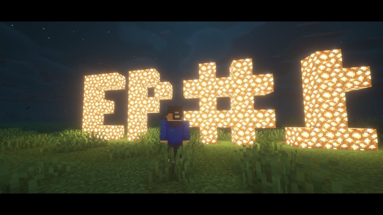 First Video!!! (Minecraft vanilla plus mod series) - YouTube
