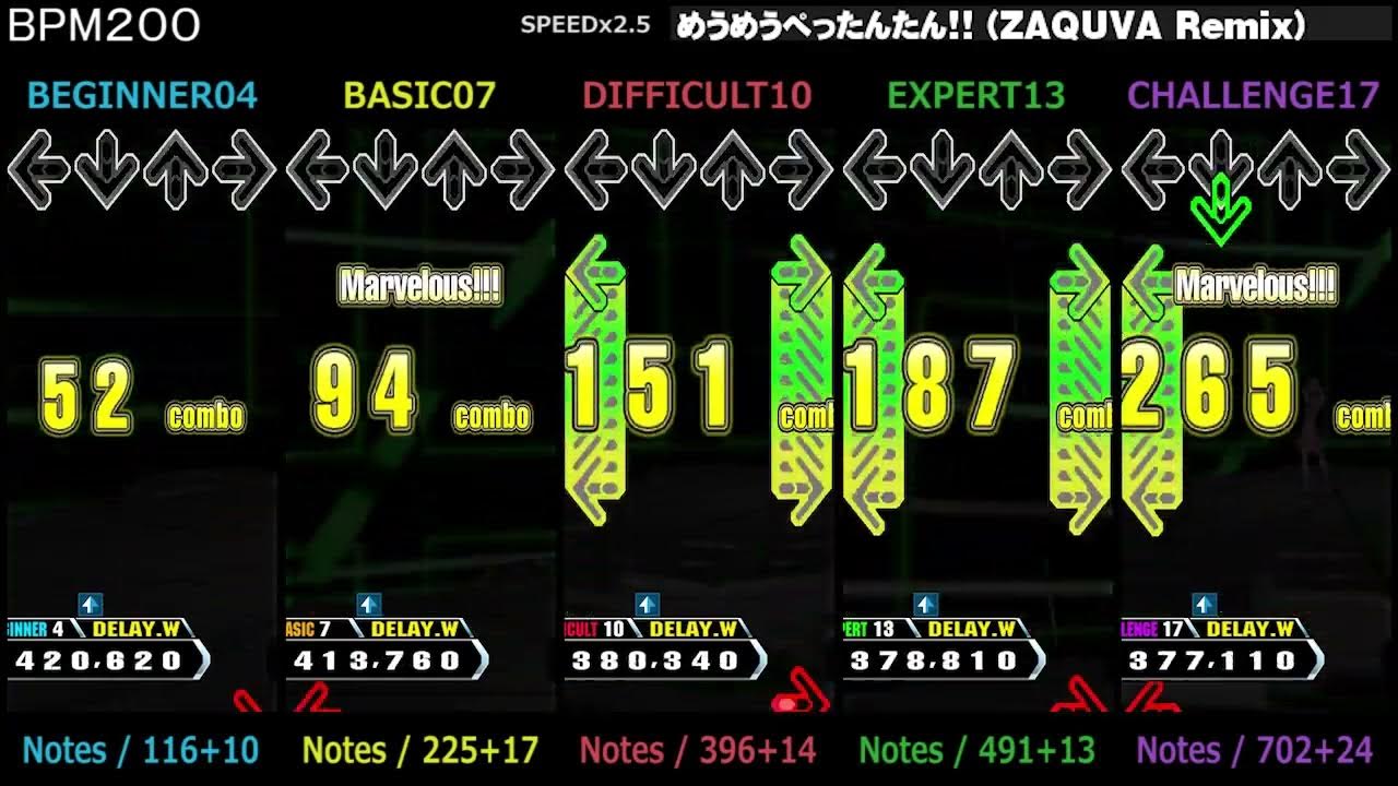 DDR / めうめうぺったんたん！！ (ZAQUVA Remix) - SINGLE (DanceDanceRevolution A3) - YouTube