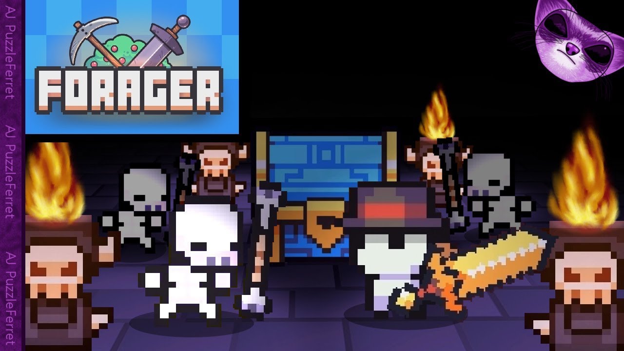 Forager Ep9 - Skull Maze! - YouTube