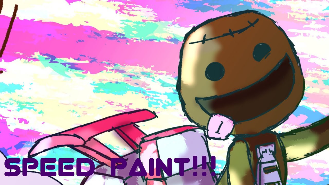 SackBoy! | Little Big Planet Karting | Speed Paint - YouTube