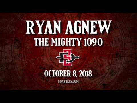 SDSU FOOTBALL: RYAN AGNEW - THE MIGHTY 1090 - YouTube