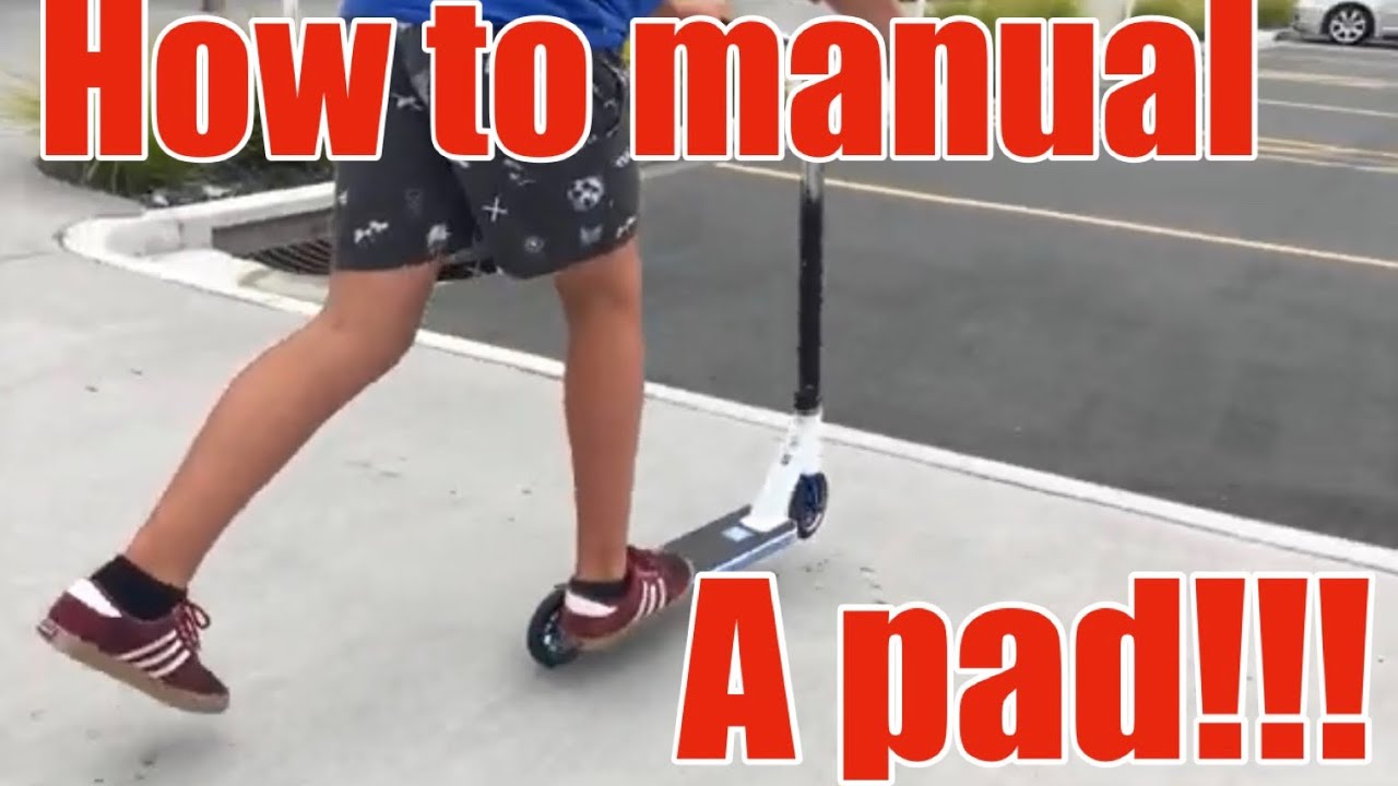 This is how to manual a pad - YouTube