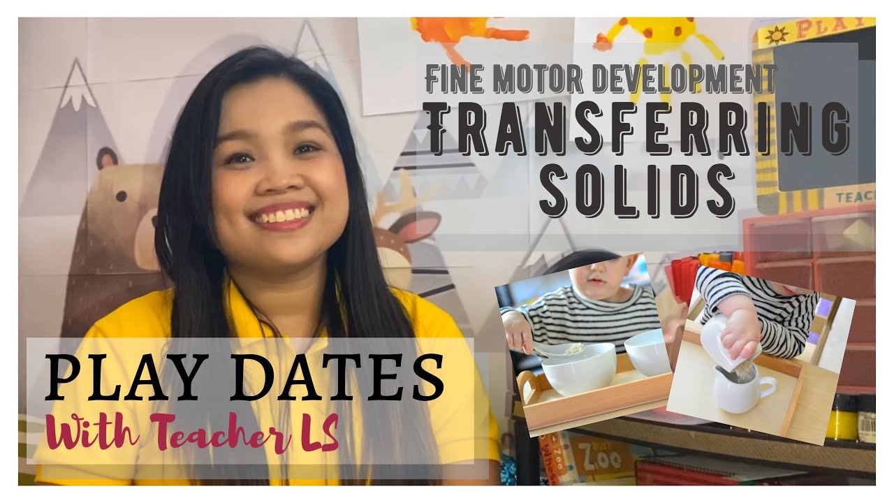 Transferring Solids | Fine Motor Exercises | #teacherls - YouTube