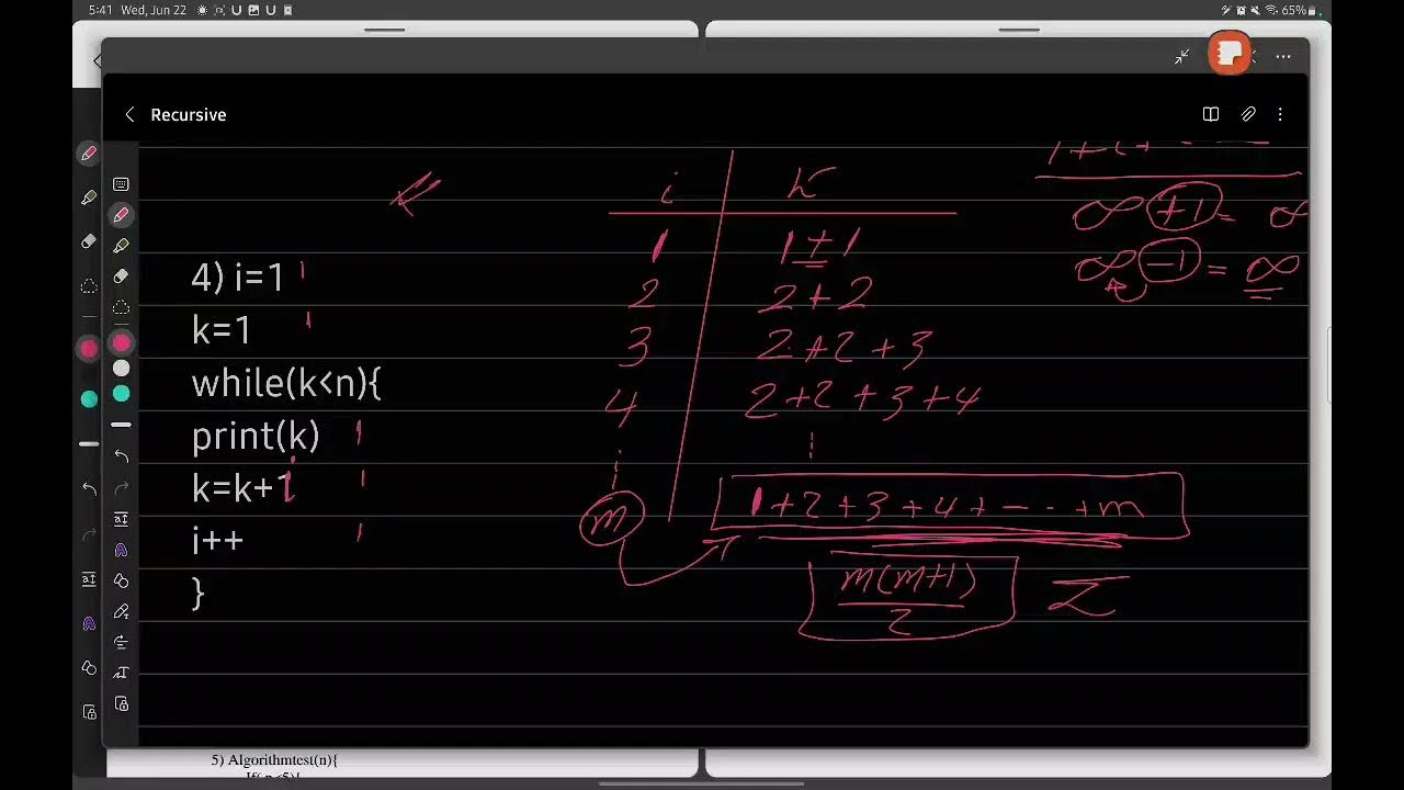 Algorithms Analysis | How to find T(n) using frequency count method | شرح - YouTube