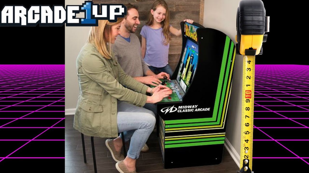 How Big Are The Arcade1Up Arcade Cabinets? - YouTube