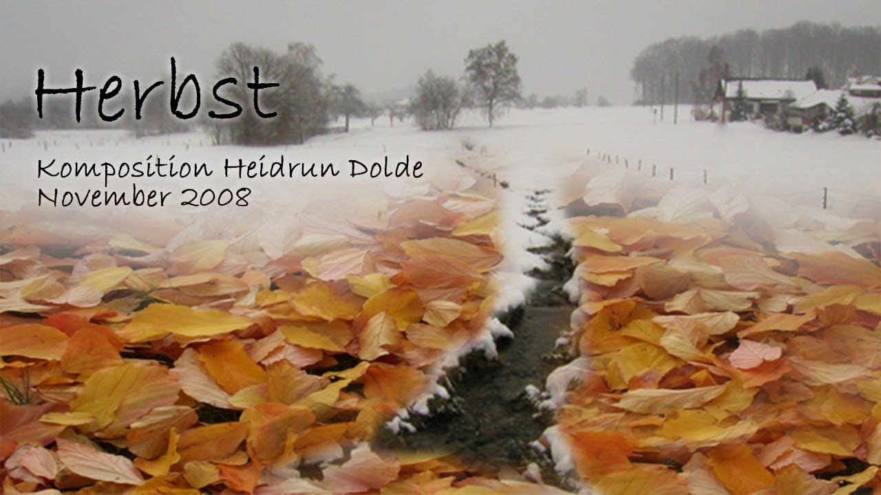 Herbst - ein wunderschön melancholisches Klavierstück mit ...