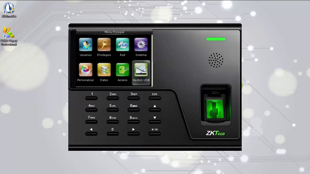 ZKTECO ZKTIME.NET LITE - GESTION DE DATOS POR USB - TUTORIAL 9 - BAC ...