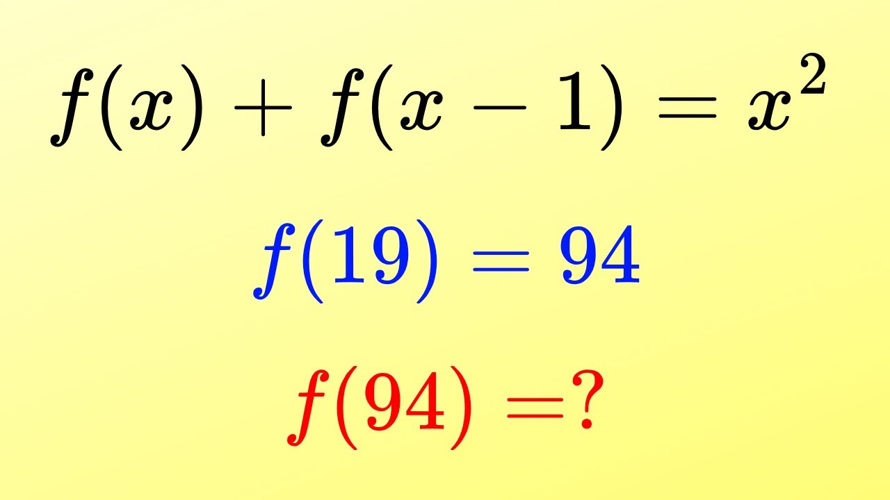 Sweden Math Olympiad Algebra Challenge - YouTube