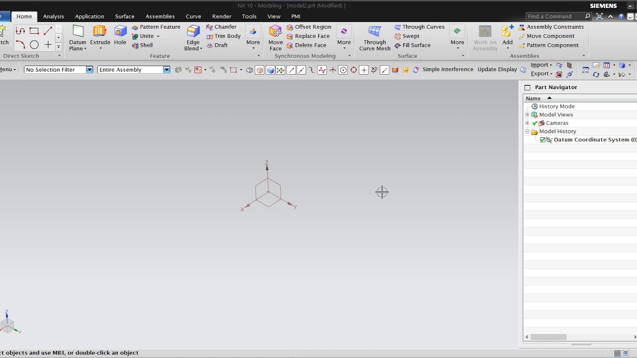 How to use Draft in UG NX - YouTube