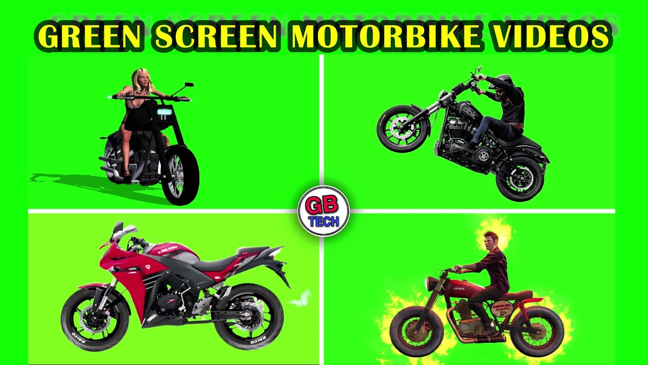 Top 5 Green Screen Motorbike Videos | Green Screen Motorcycle Videos ...