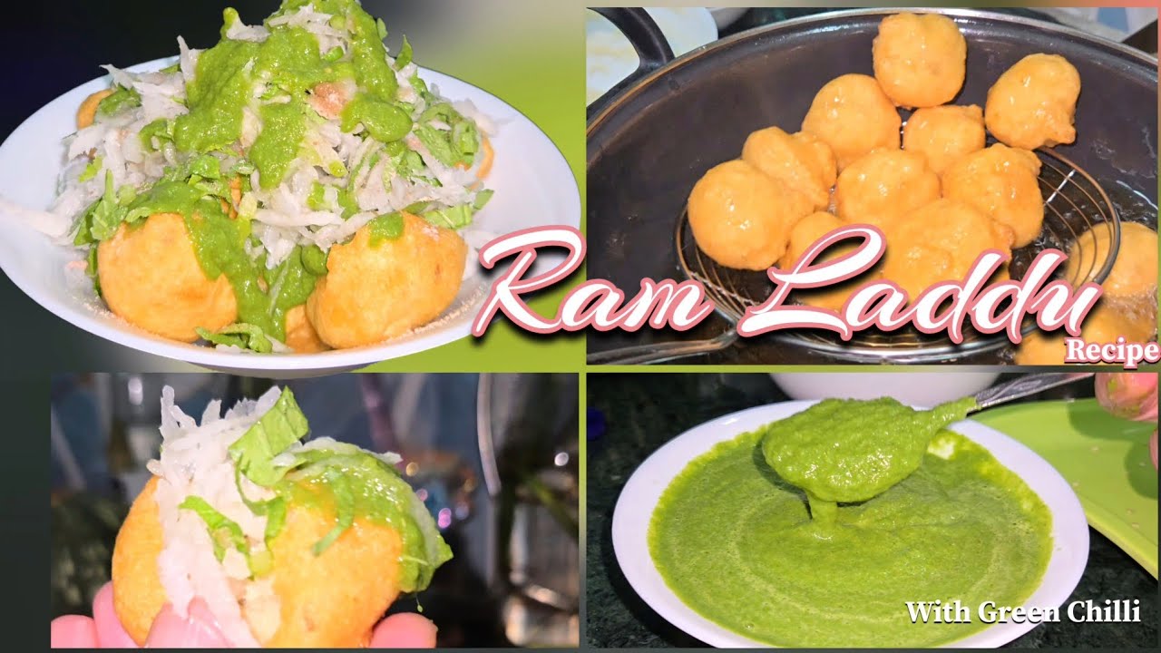 Easyrecipe of Ram Laddu🥗 | |Indian street style | famous delhi style ...