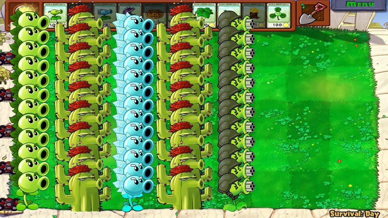 Pea Cactus Minecraft vs Zomboss Minecraft - Plants vs Zombies - YouTube
