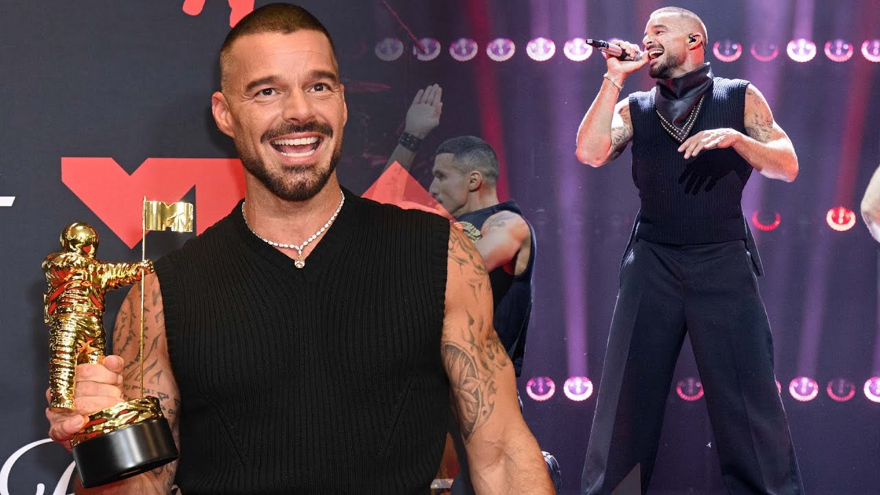 VMAs: Ricky Martin Performs High-Energy Medley Before Receiving Latin ...